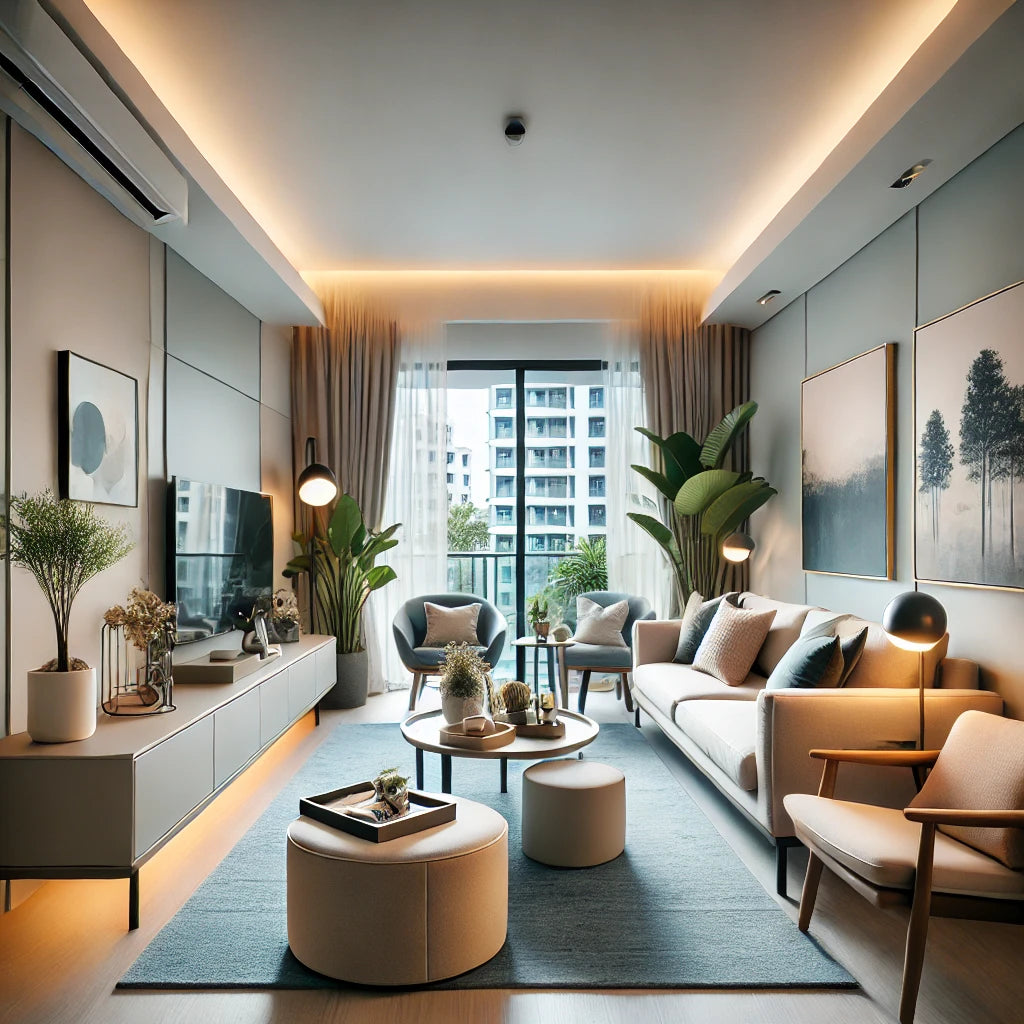 HDB Living Room Design Tips Transform Your Space with Stylish Furniture ...