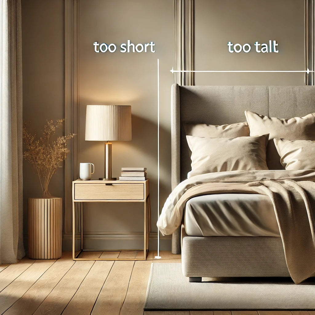 Perfect Bedside Table Heights Guide – Prestige Affairs Furniture