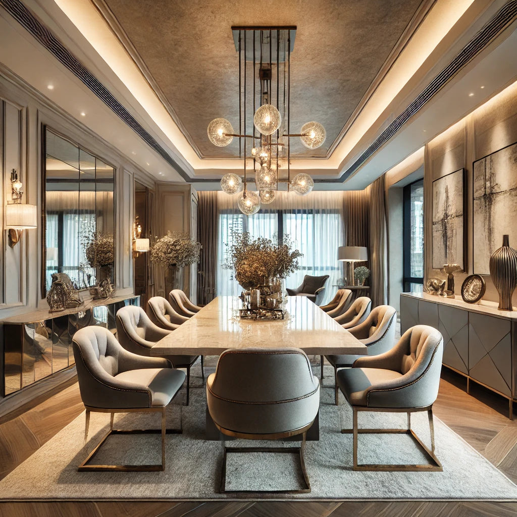 Modern Luxury Dining Room Design Singapore – Prestige Affairs Furniture