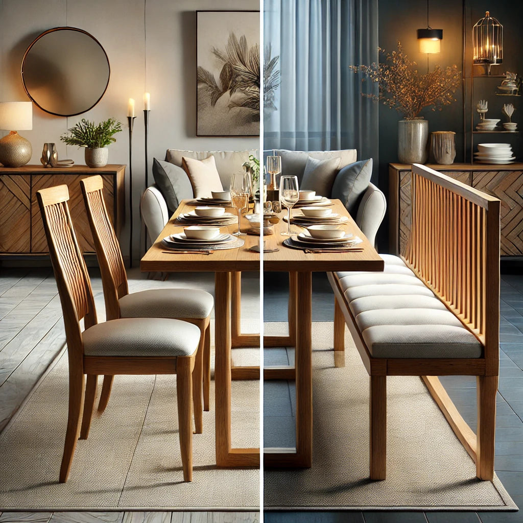 Dining Chairs vs. Benches Which is Best for Your Dining Room – Prestige ...