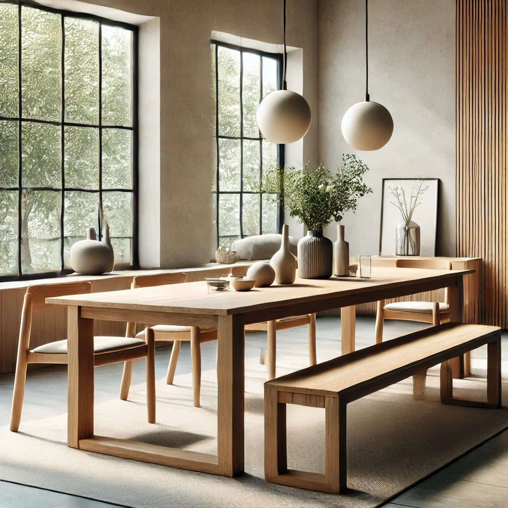 Dining Table with Bench: Stylish & Space-Saving Ideas for Your Dining ...