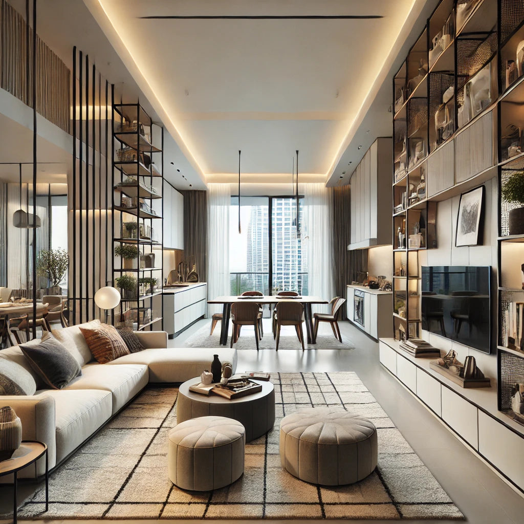 Modern Condo Renovation Ideas for Small Spaces - Zoning Interior Design ...